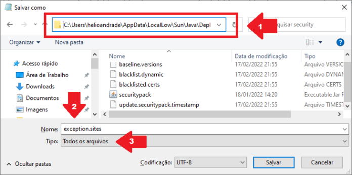 ☕ Adicionando Sites Na Lista De Exceções Do Java K Tech